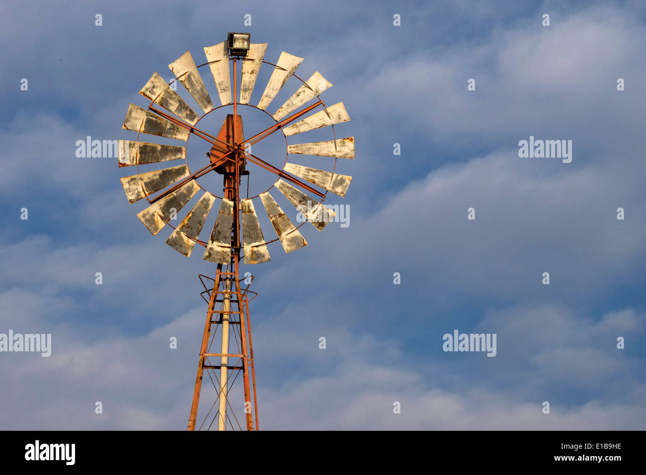 Old wind turbine Stock Photo - Alamy