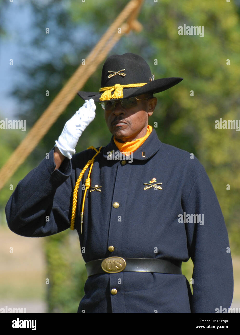 The Buffalo Soldiers of the 25th Infantry Regiment were commemorated at ...