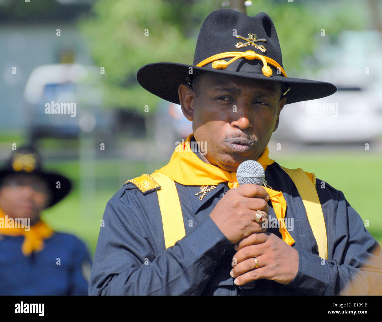 Buffalo Soldiers of the 25th Infantry Regiment were stationed at Fort ...