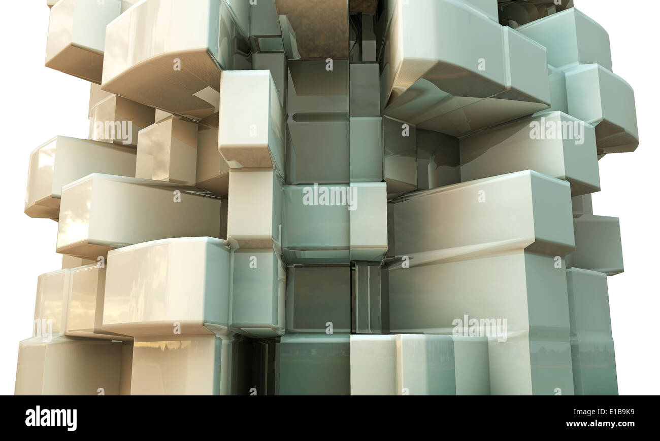 abstract structure isolated on white background Stock Photo - Alamy