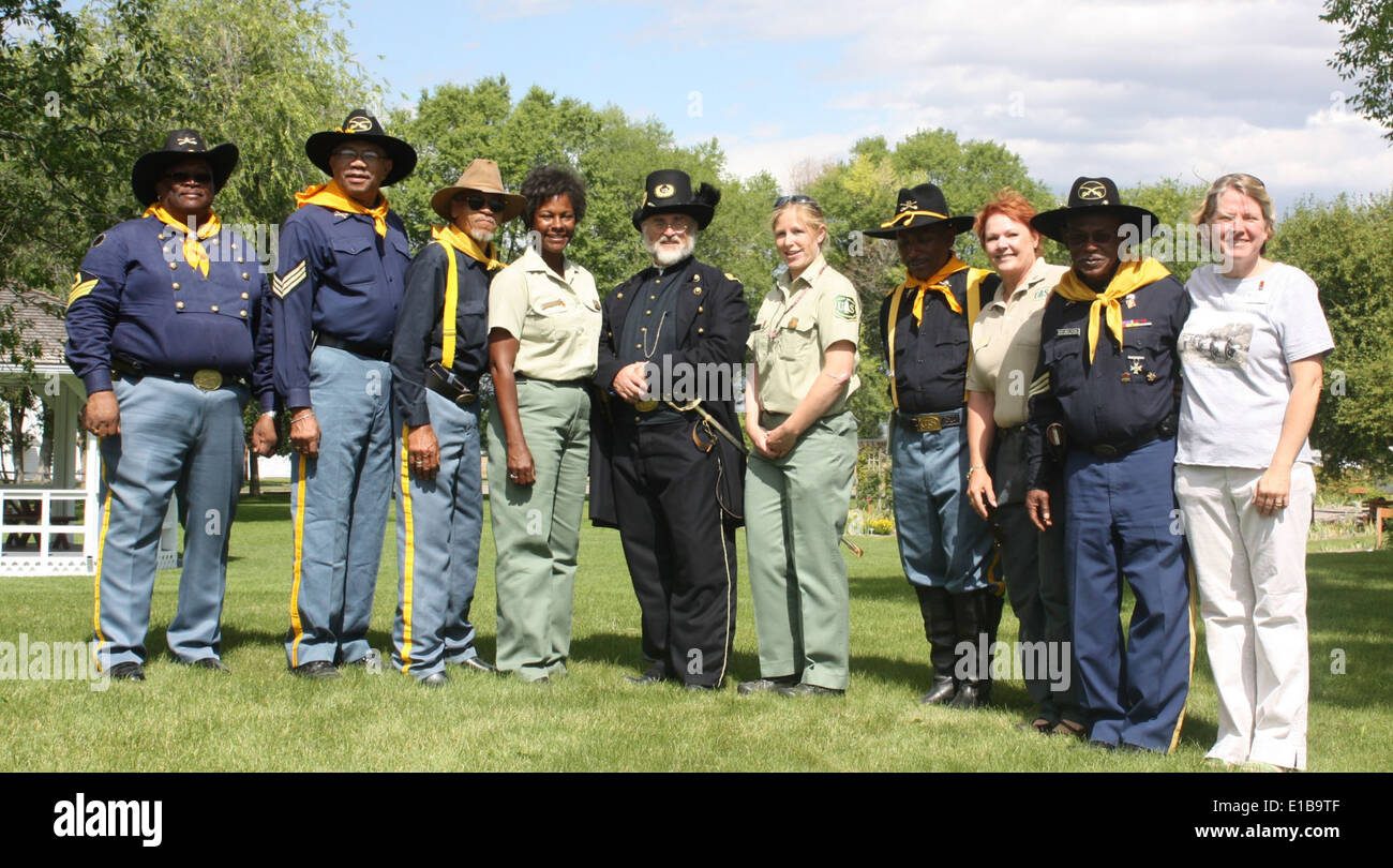 The Buffalo Soldiers, part of the 25th Infantry Regiment, were ...
