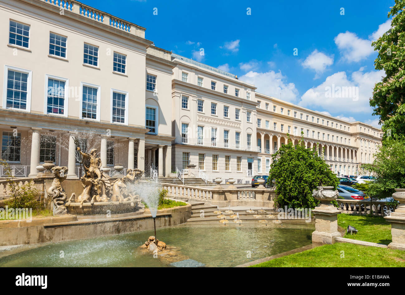 Neptune Fountain Cheltenham Stock Photos & Neptune Fountain Cheltenham ...
