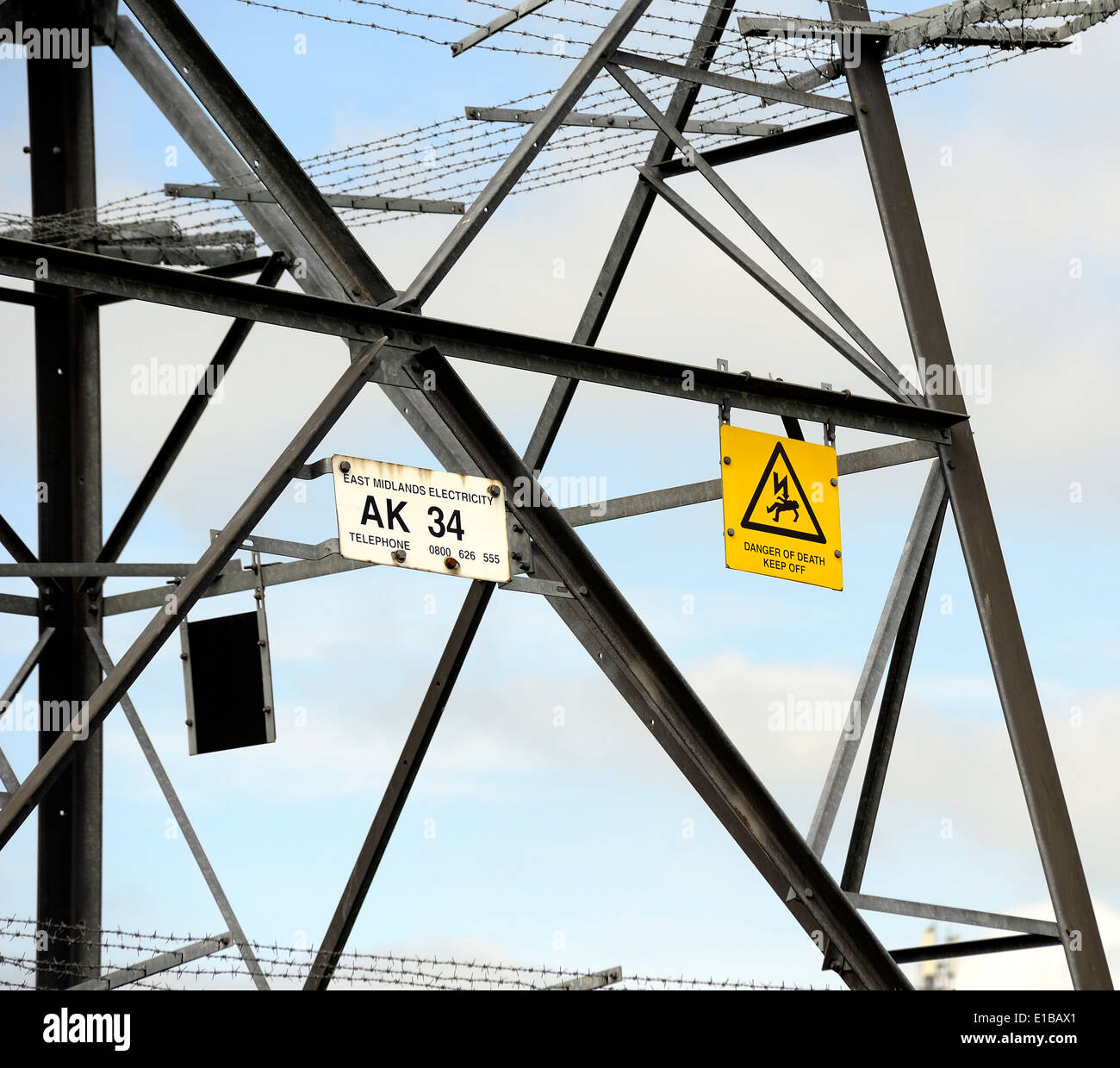 Electricity pylon England UK Stock Photo - Alamy