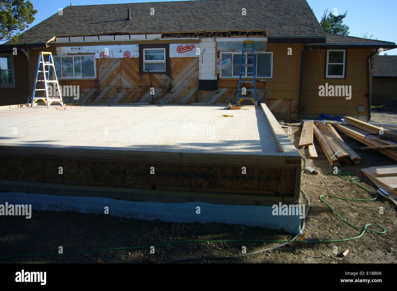 The Finished Floor Camp at Camp Crook in Custer National Forest ...