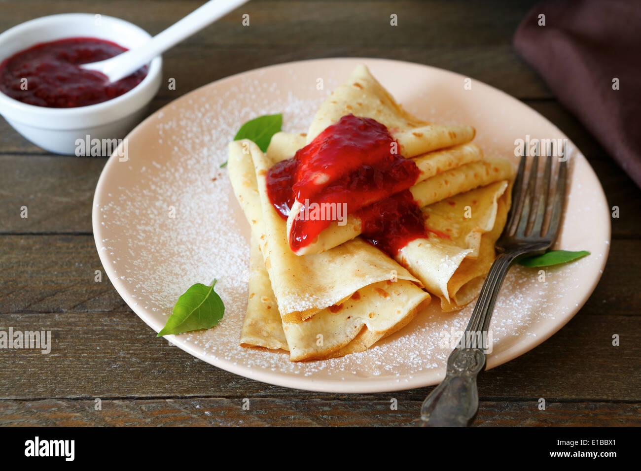 Confiture crepes hi-res stock photography and images - Alamy