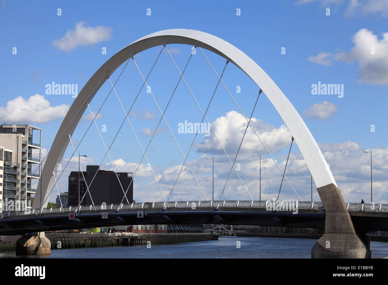 UK, Scotland, Glasgow, Clyde Arc, River Clyde Stock Photo - Alamy