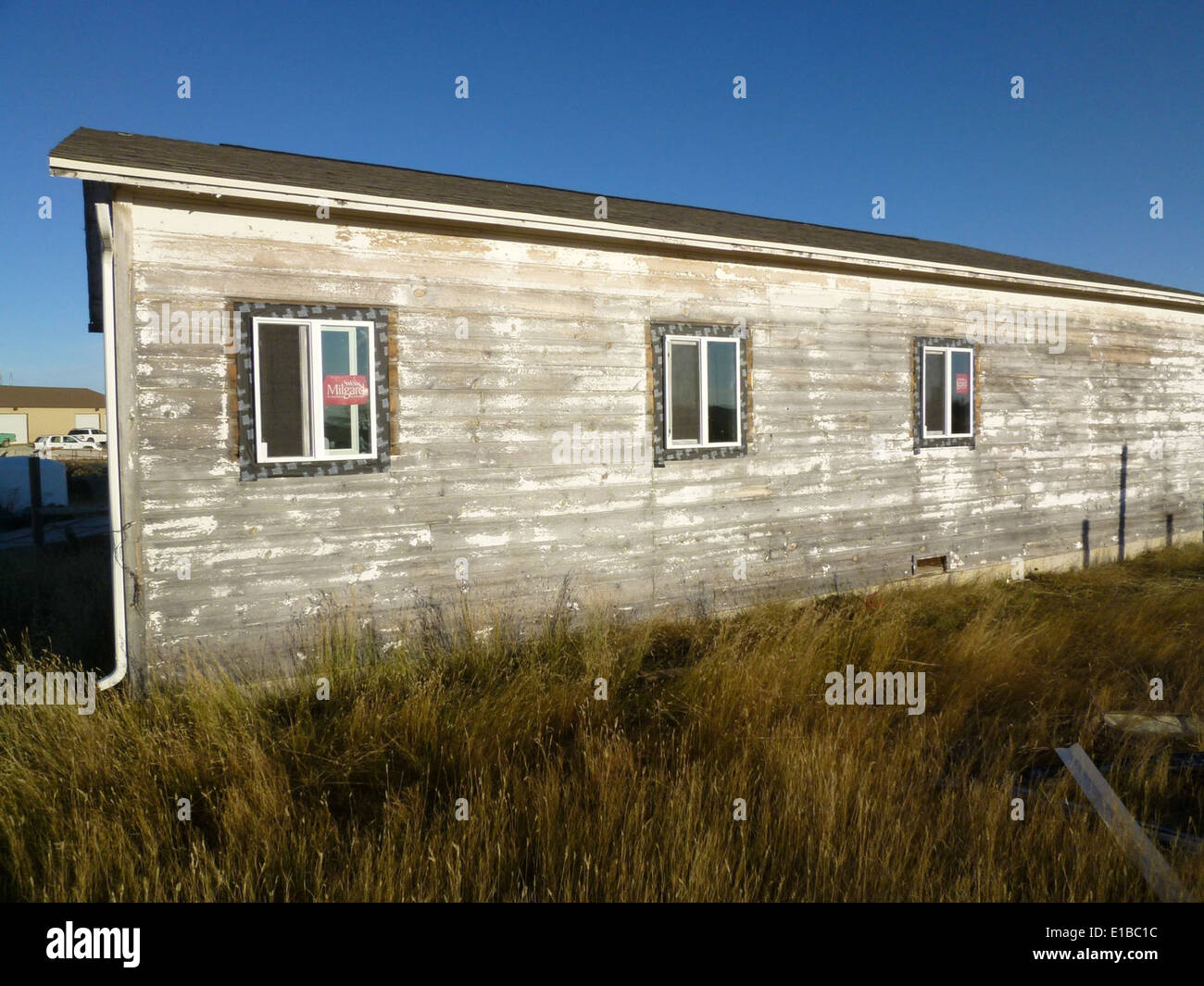 The installation of new barn windows at Camp Crook in the Custer ...
