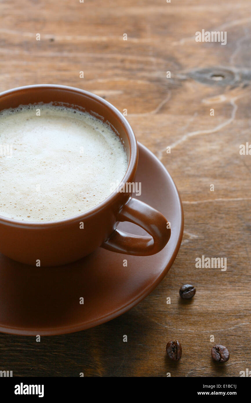 Cappuccino in cup hi-res stock photography and images - Alamy