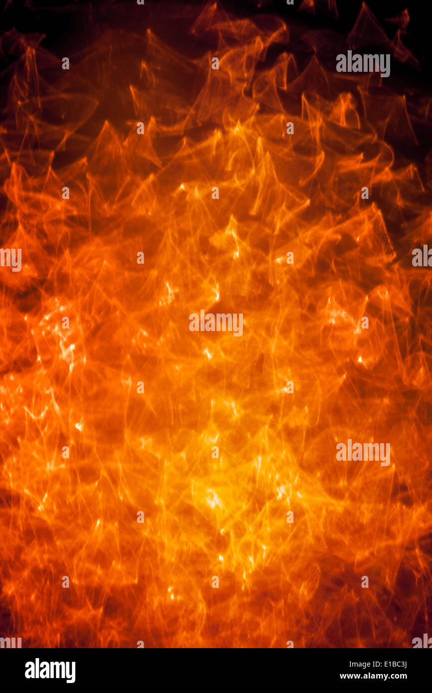 Abstract flame background on black background Stock Photo - Alamy