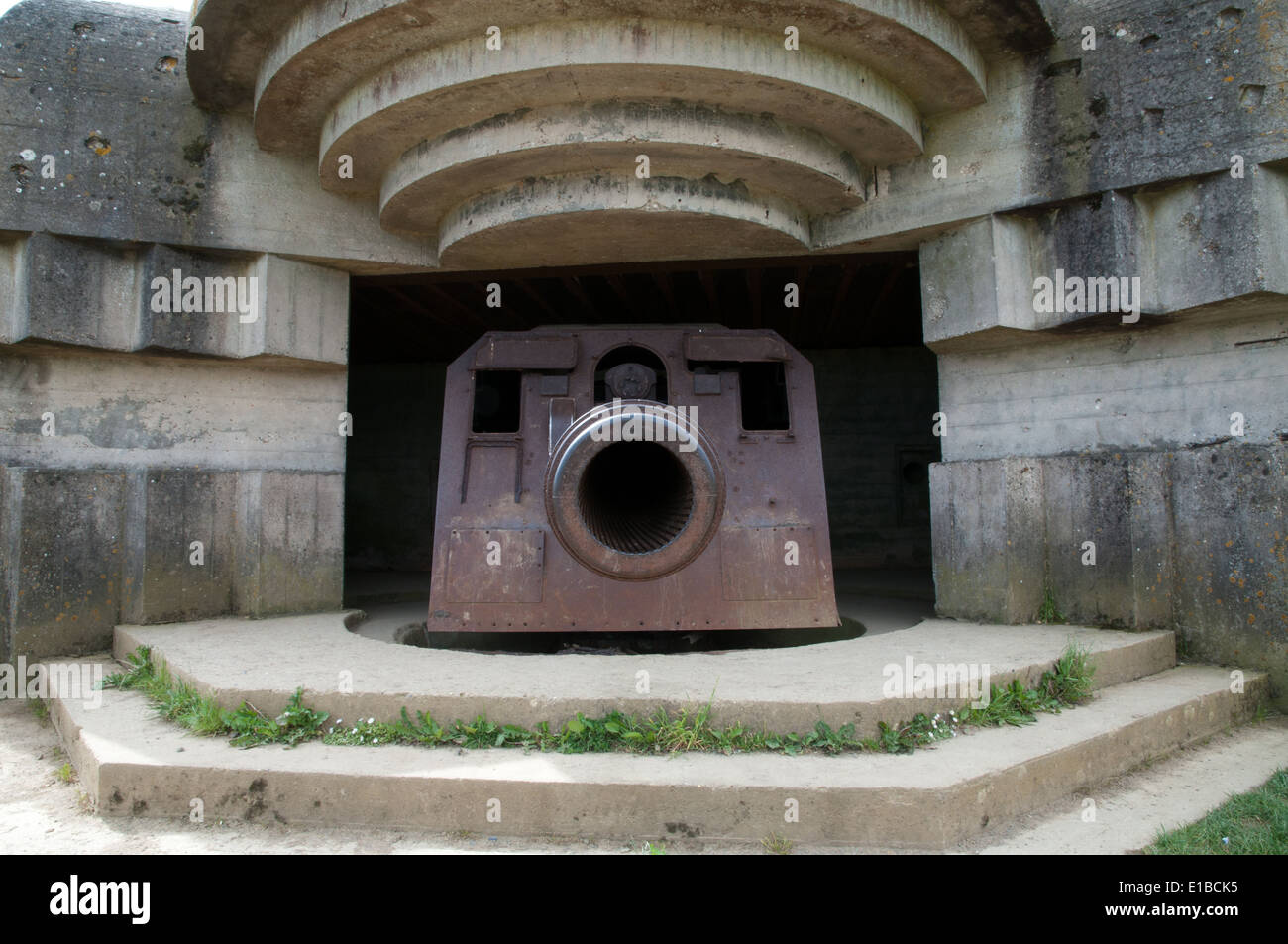 German Longues battery that fired on Allied invasion force on D-Day ...