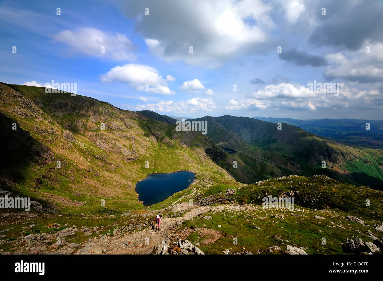 Low Water below Coniston Old Man Stock Photo - Alamy