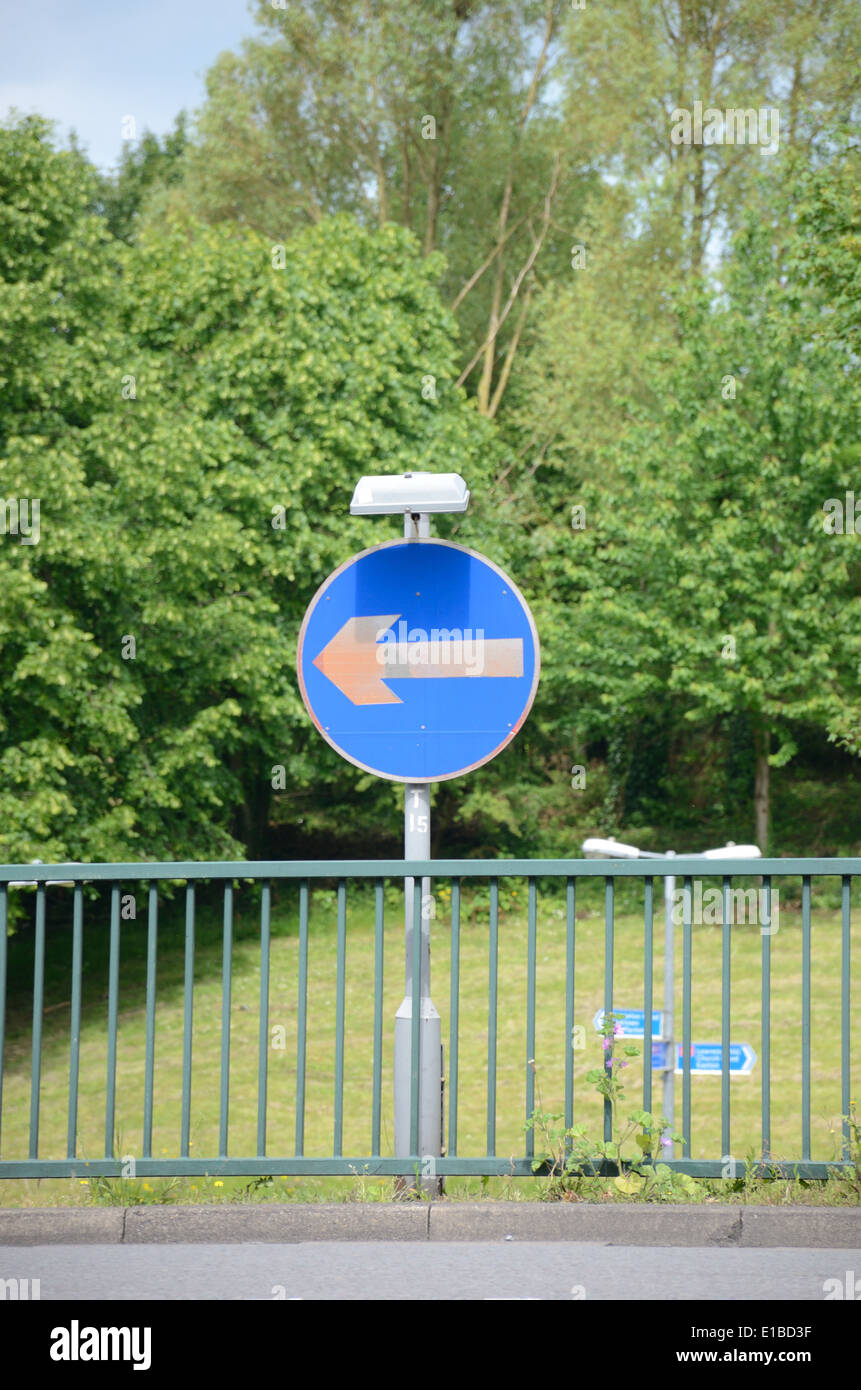 directional arrow for traffic Stock Photo - Alamy