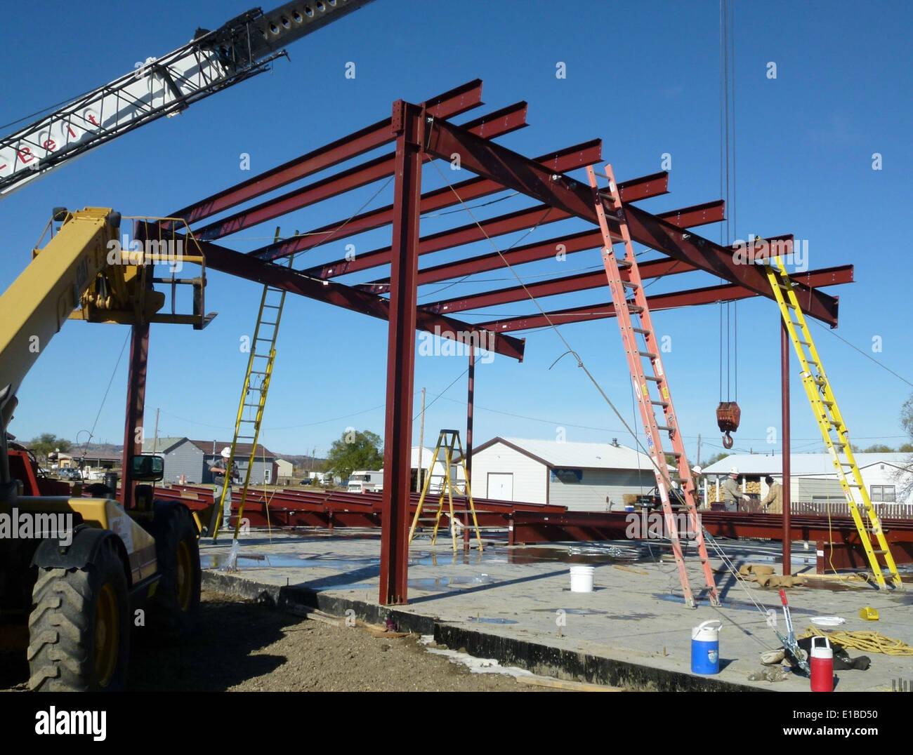 A steel roof was added to the Camp Crook facility in the Custer ...