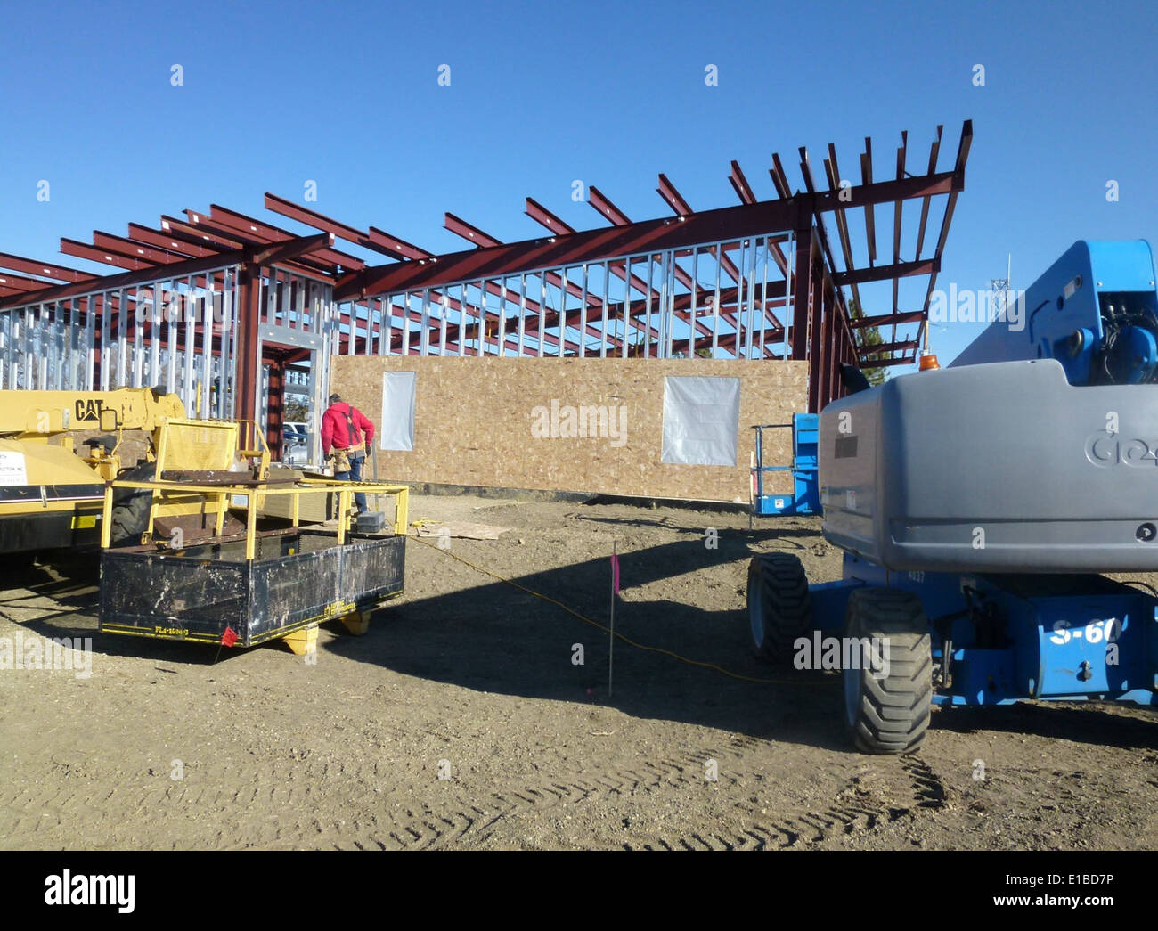 Construction at Camp Crook in Custer National Forest marks the ...