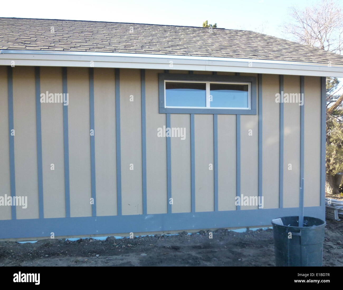 The trim on a residence in the Camp Crook area of Custer National ...