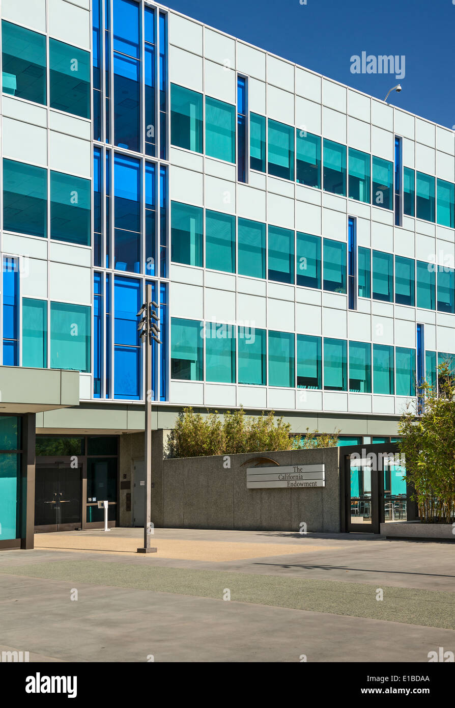 The California Endowment building located in Downtown Los Angeles Stock ...