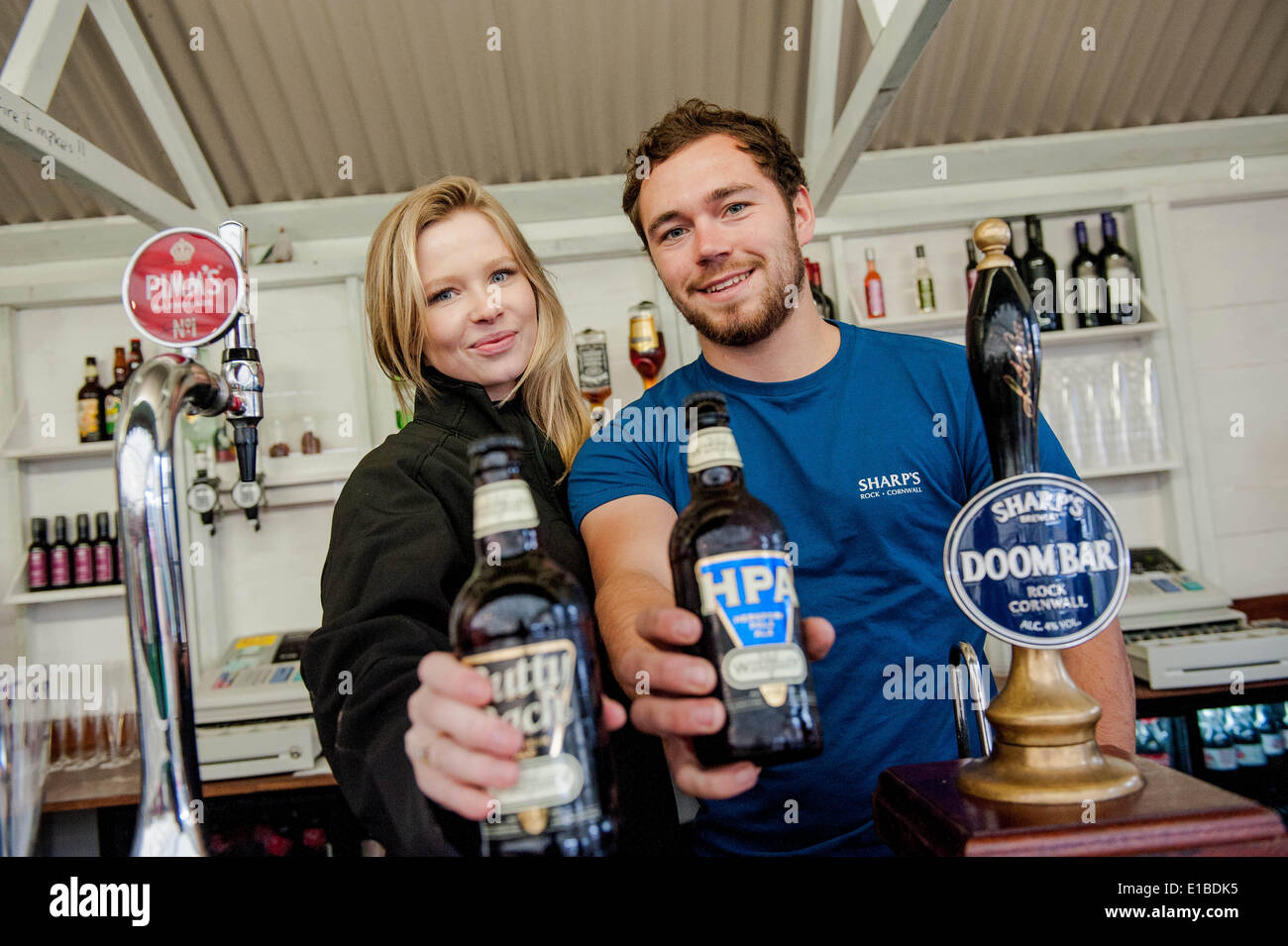 Hay on Wye, Powys, Wales, UK . 29th May 2014. Pictured: ( L-R ) Jessica ...