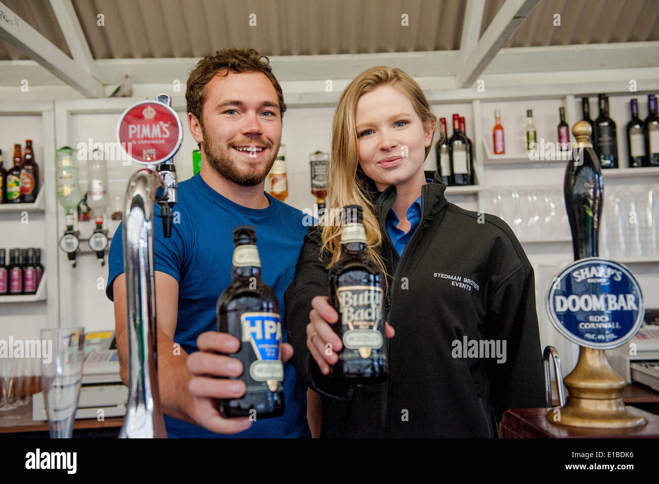 Hay on Wye, Powys, Wales, UK . 29th May 2014. Pictured: ( L-R ) Jessica ...