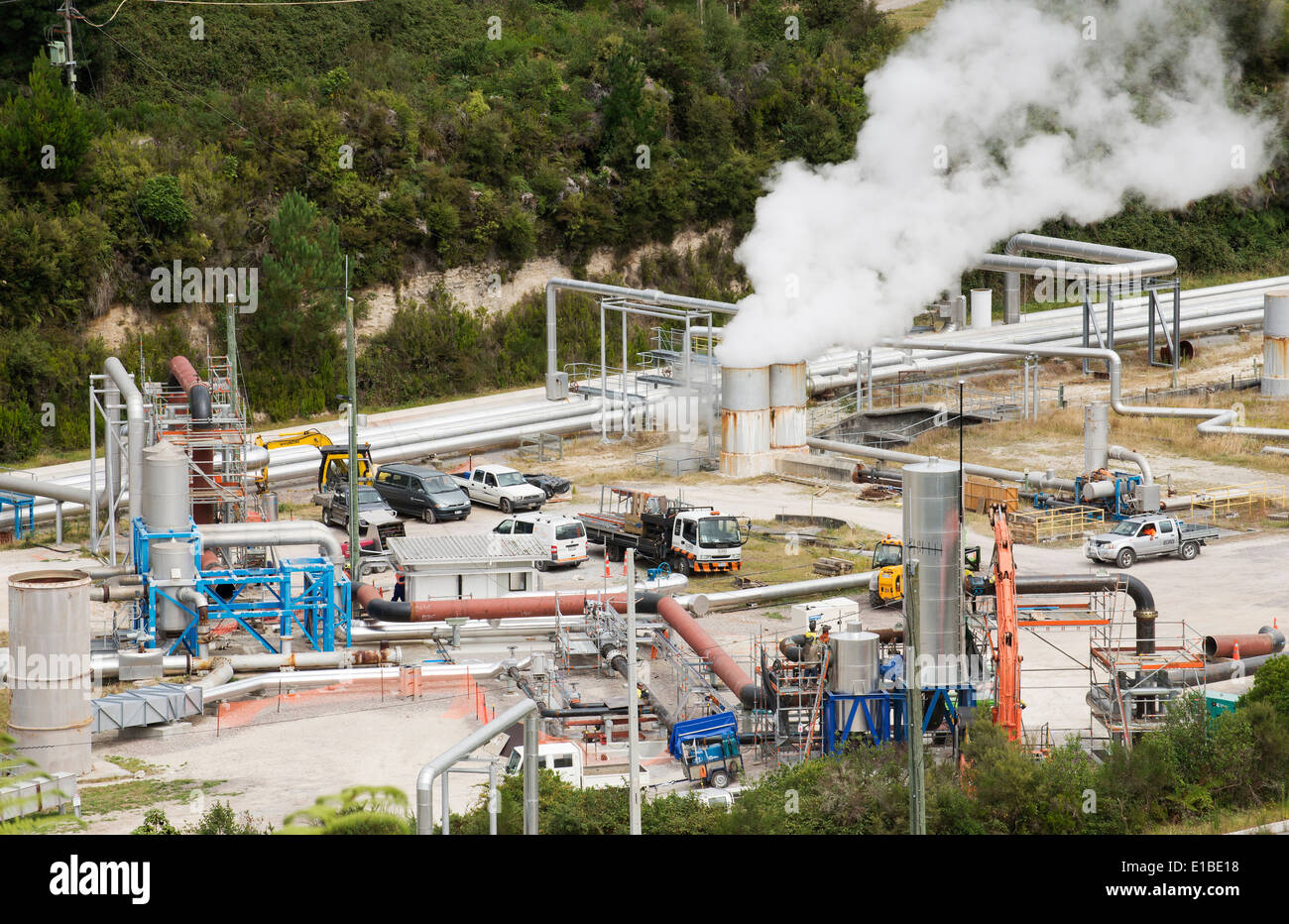 Nz geothermal power hi-res stock photography and images - Alamy