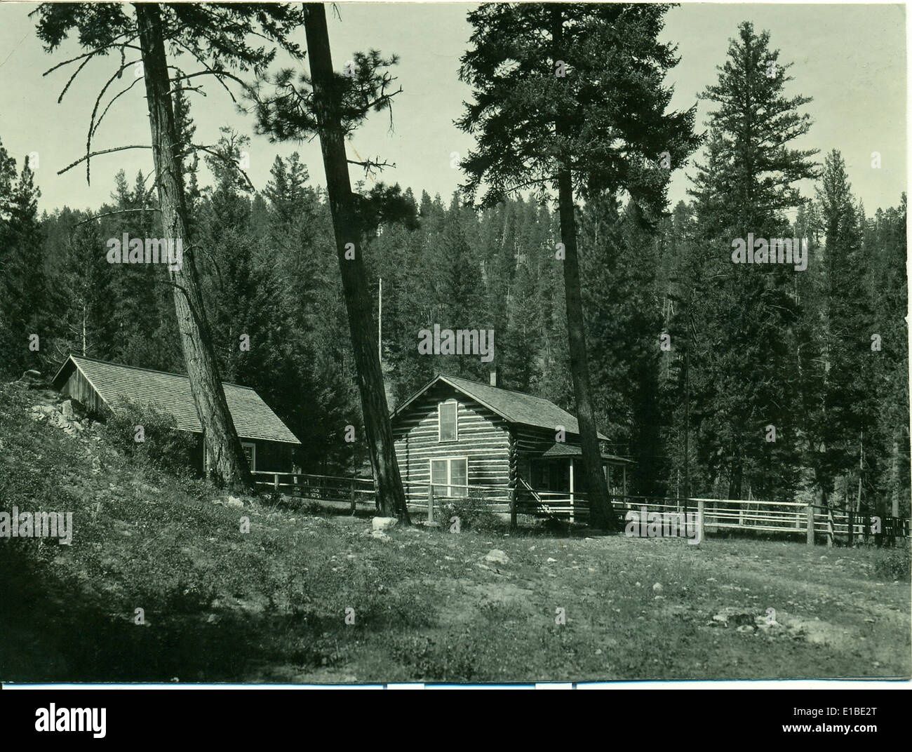 The West Fork Ranger Station, established in 1925, is located within ...