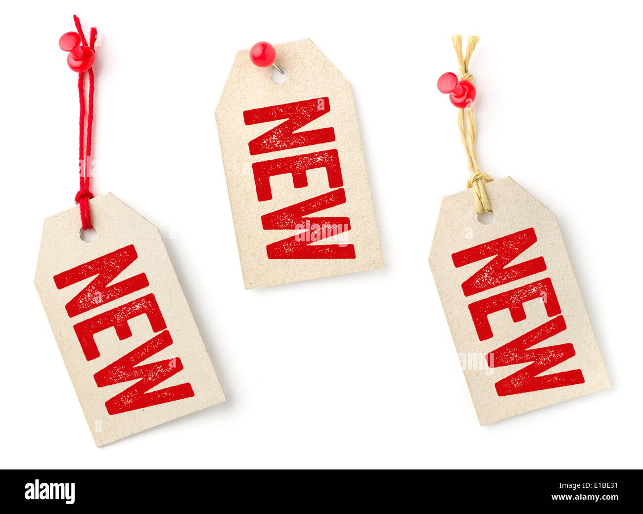 Collection of tags with the text New Stock Photo - Alamy