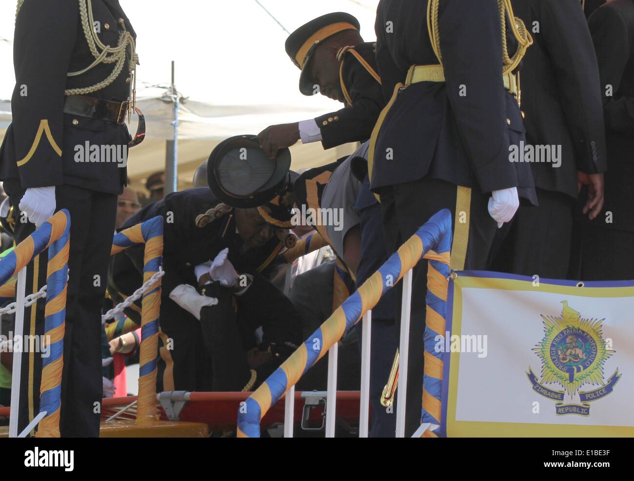 Harare, Zimbabwe. 29th May, 2014. Zimbabwe's police chief Augustine ...