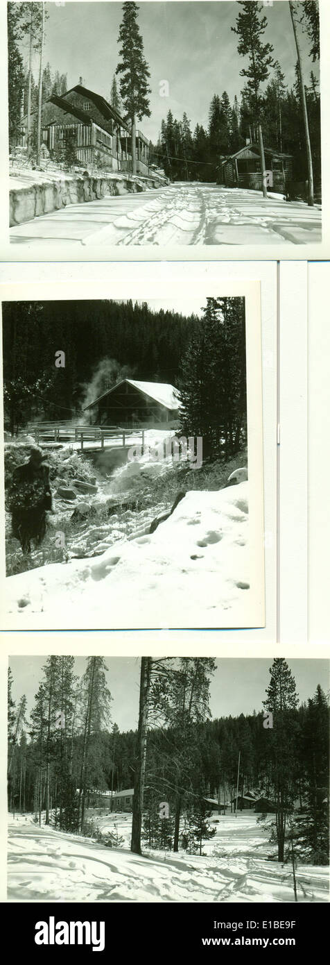 Elkhorn hot springs Stock Photo - Alamy