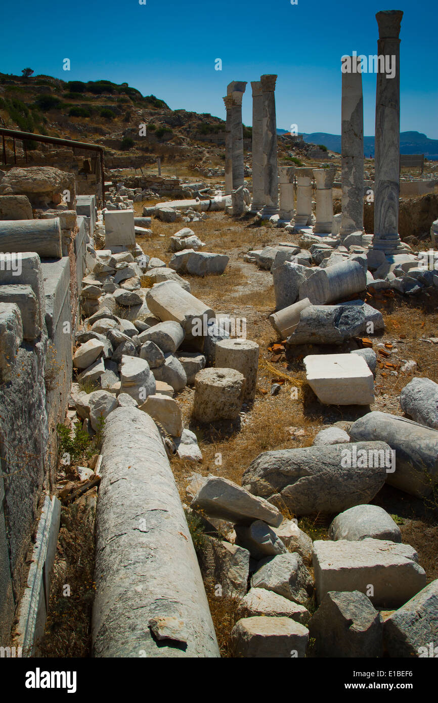 Knidos ancient Greek city ruins. Datca peninsula, Mugla province, Turkey, Asia Stock Photo - Alamy