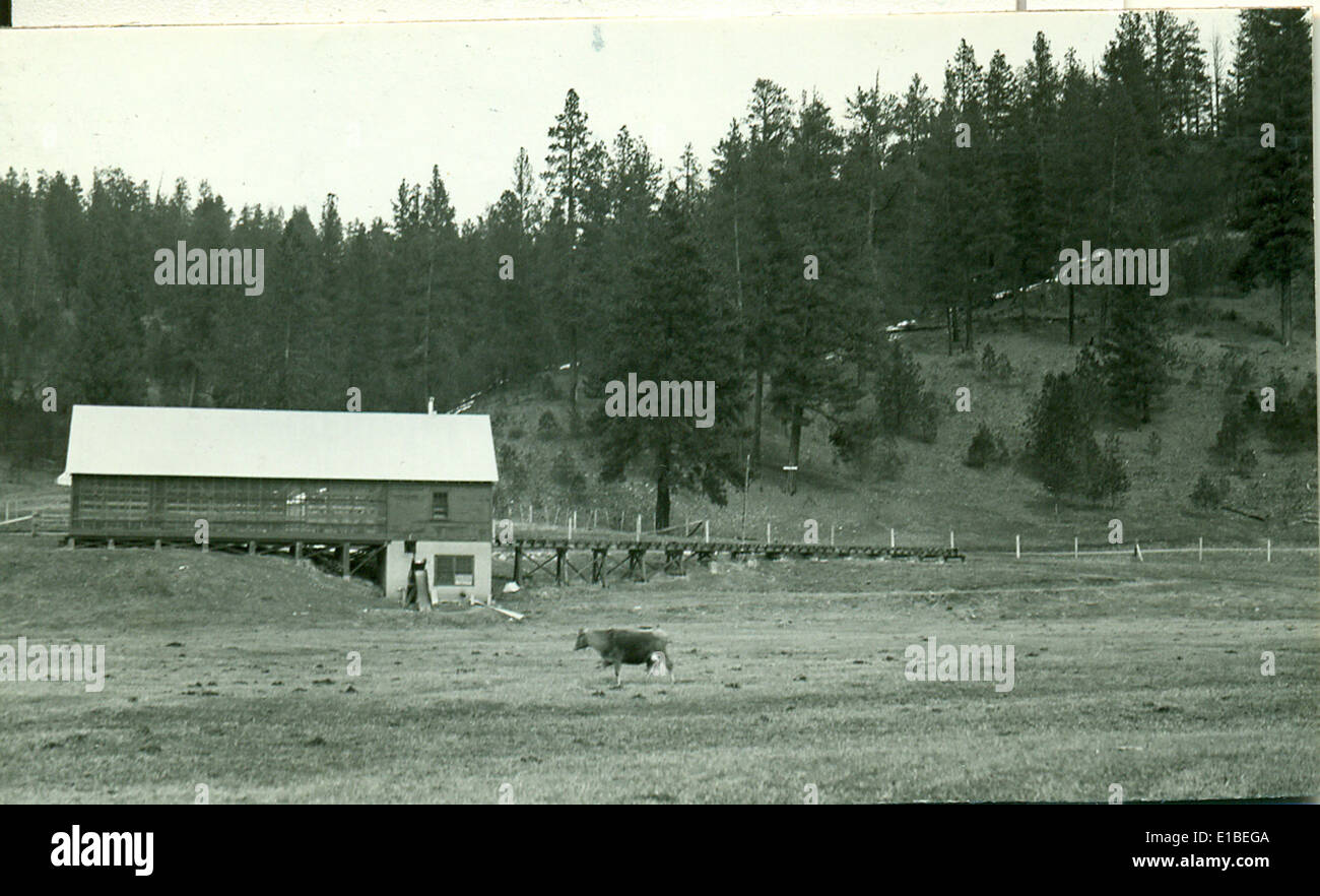 The Camp Creek barn in the Bitterroot National Forest is part of a ...