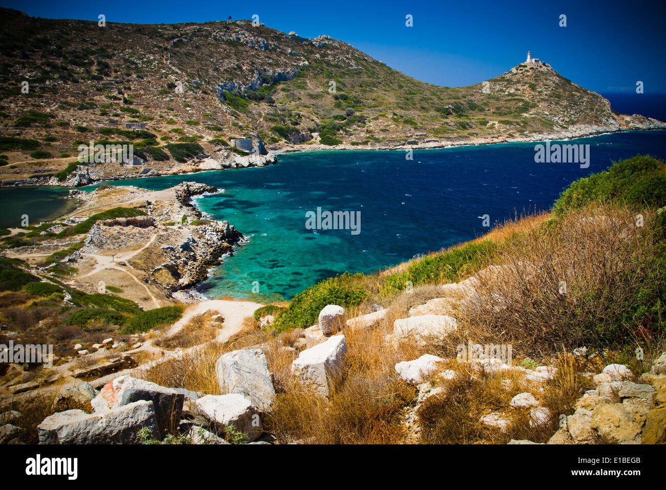 Knidos ancient Greek city ruins. Datca peninsula, Mugla province, Turkey, Asia Stock Photo - Alamy