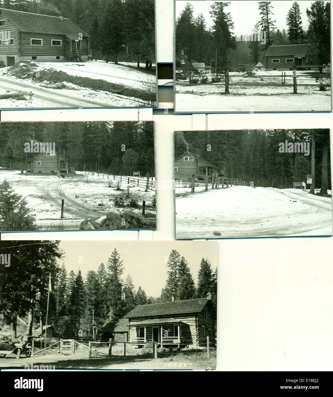The West Fork Ranger Station in the Bitterroot National Forest is a ...