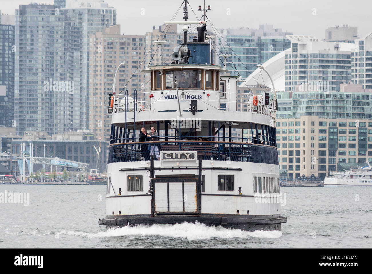 Toronto Ferry, the William Inglish, crossing front the Jack Layton ...