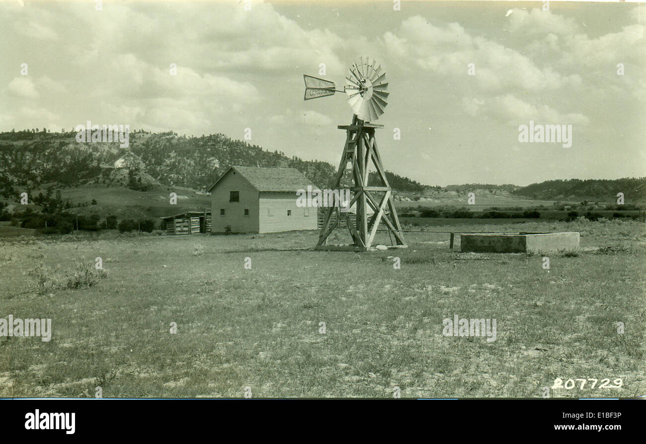Built in 1925, the Fort Howes barn at Custer Ranger Station is a ...