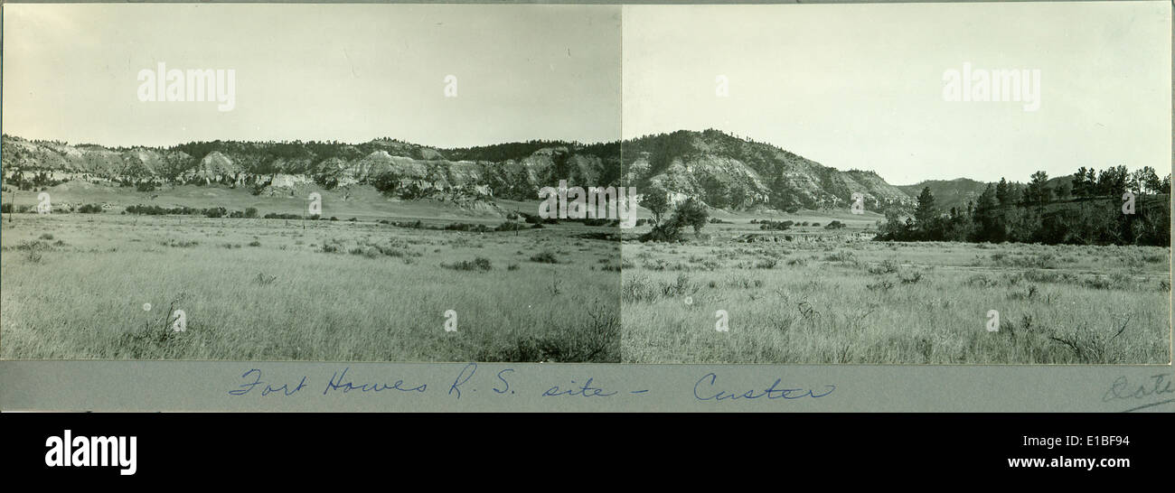 The Fort Howes site offers a panoramic view of the Custer Ranger ...