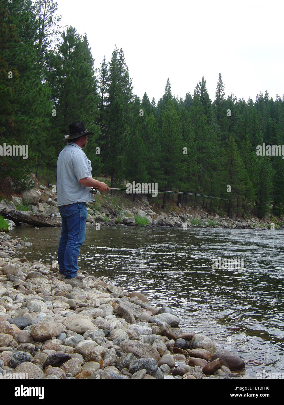 This image captures a Forest Service activity from 2005, focusing on ...