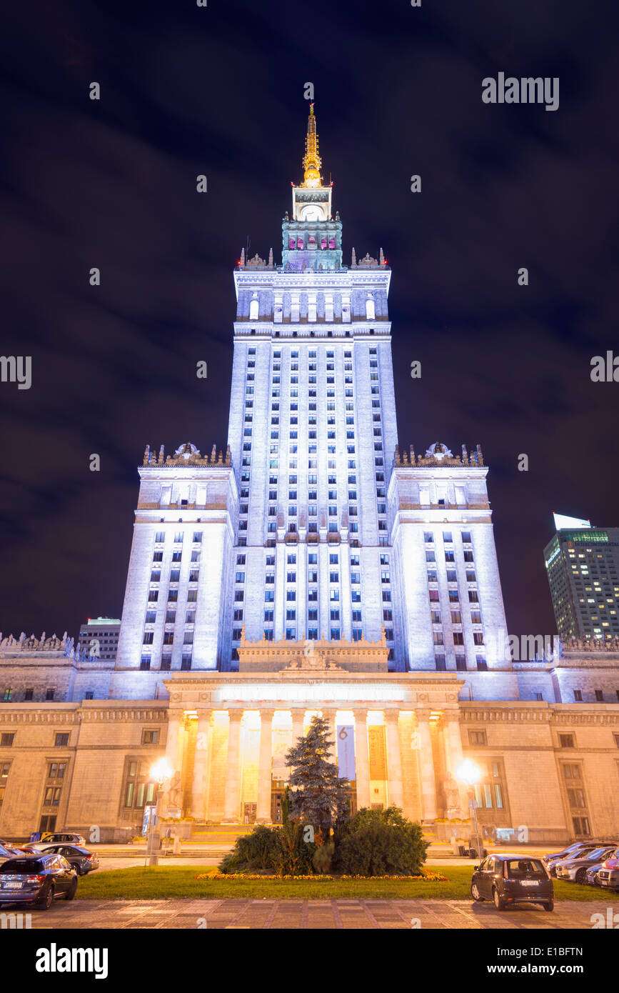 Warsaw palace of science and culture hi-res stock photography and ...