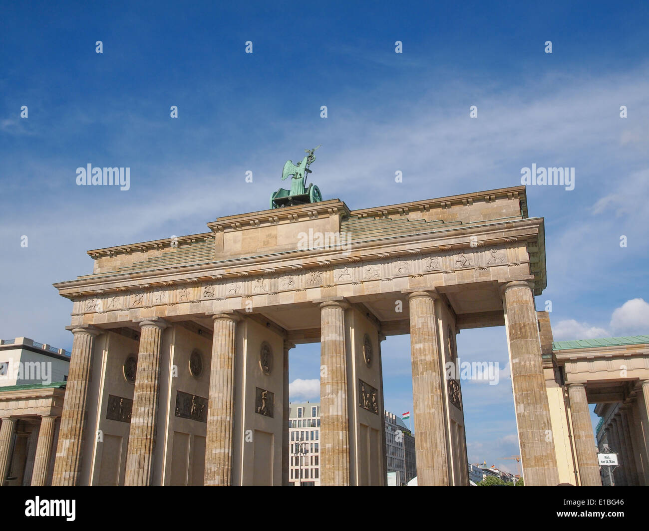 Brandenburger Tor Brandenburg Gate in Berlin Stock Photo - Alamy