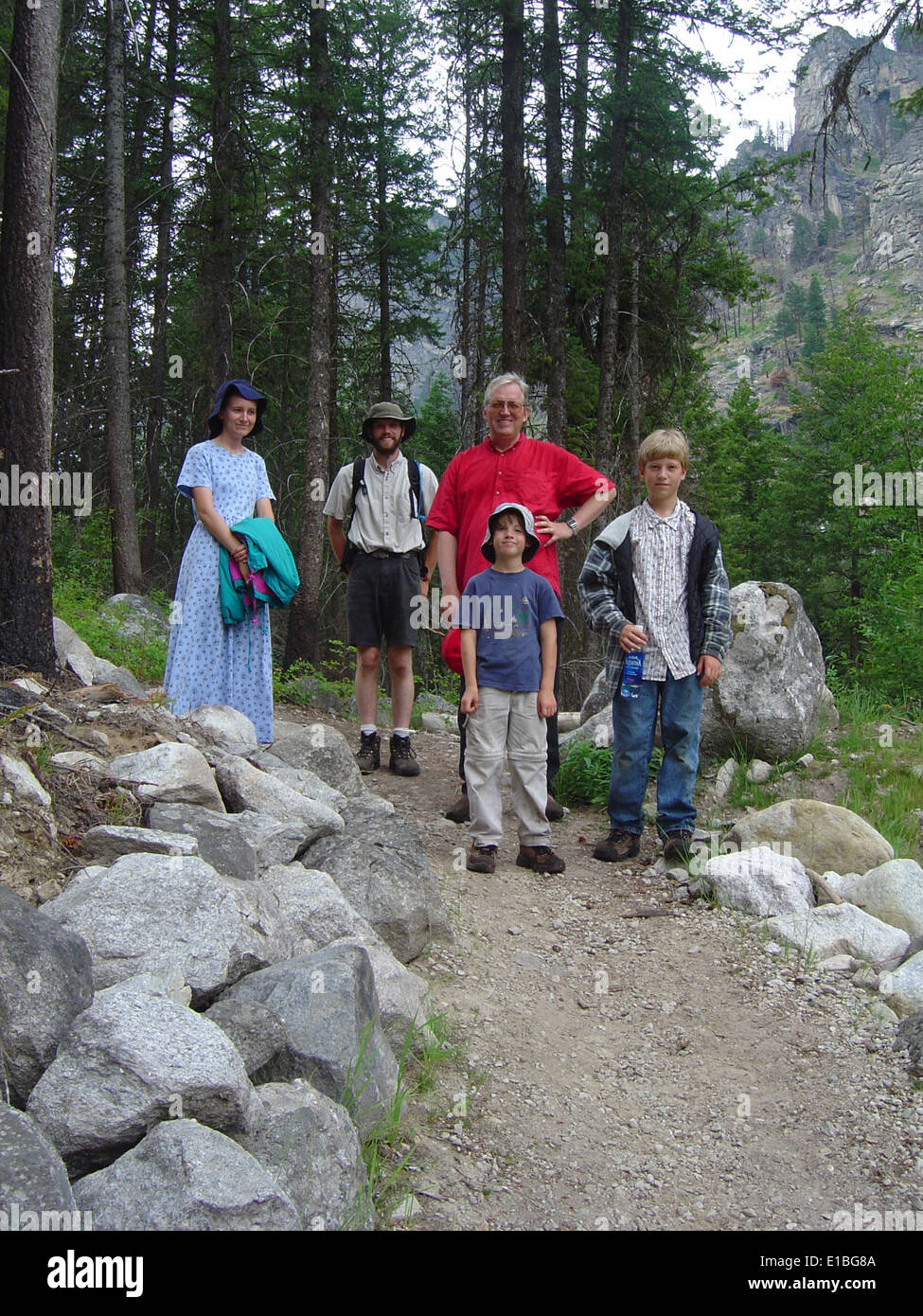 This photograph from the 2005 Forest Service collection shows various ...