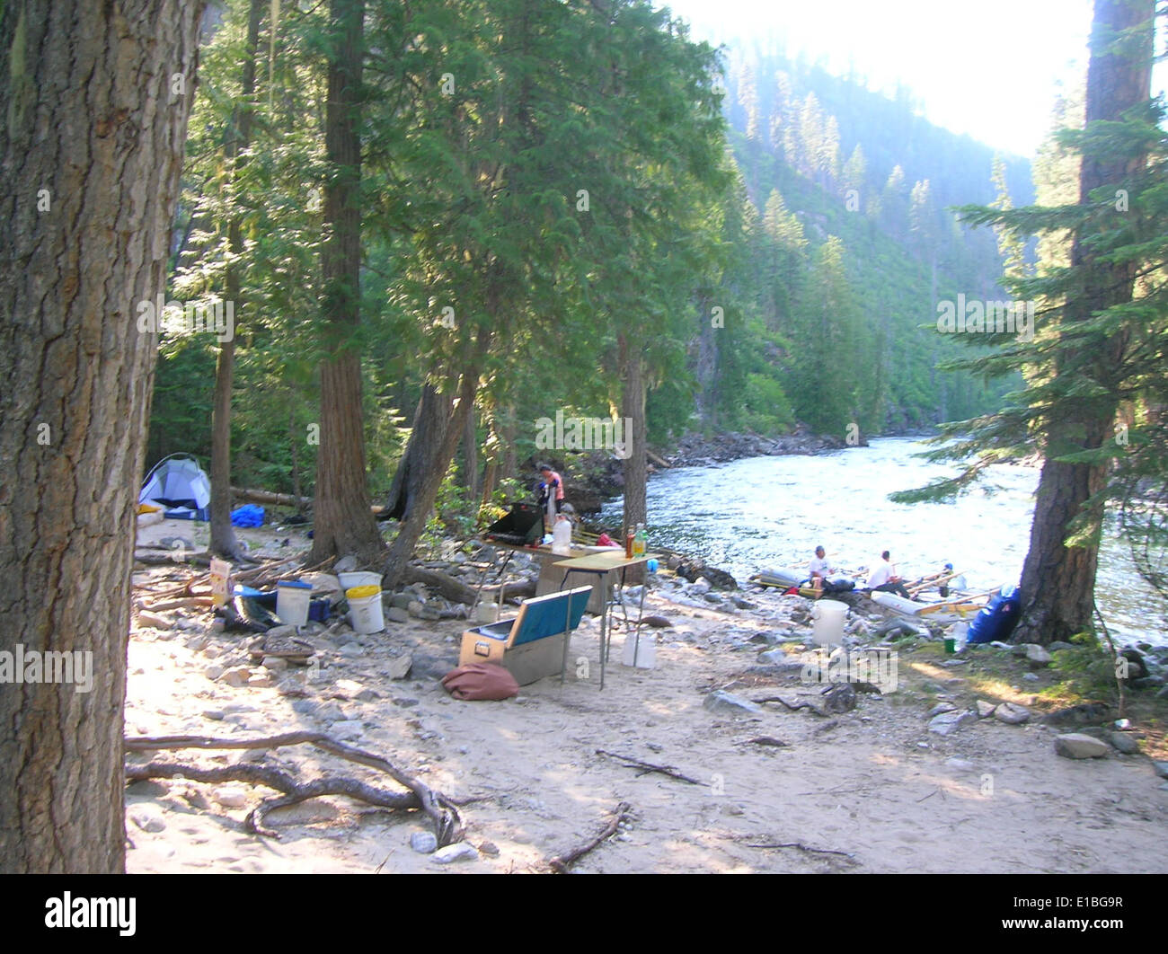 14 Roots Camp is a designated campsite located in a forested area ...