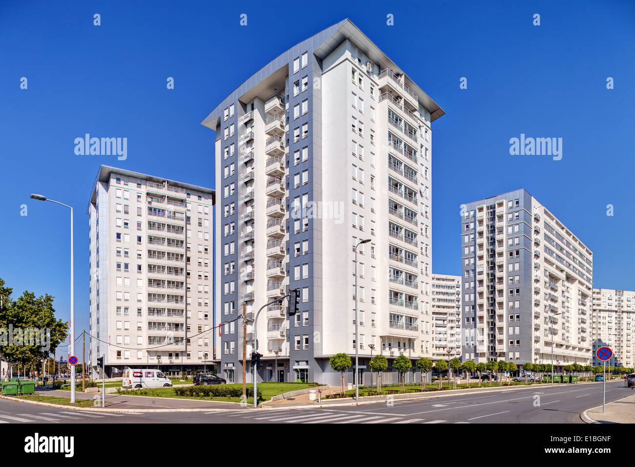 New complex of residential buildings Stock Photo - Alamy