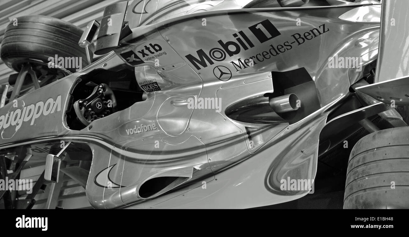 Mercedes Formula One racing car Stock Photo - Alamy