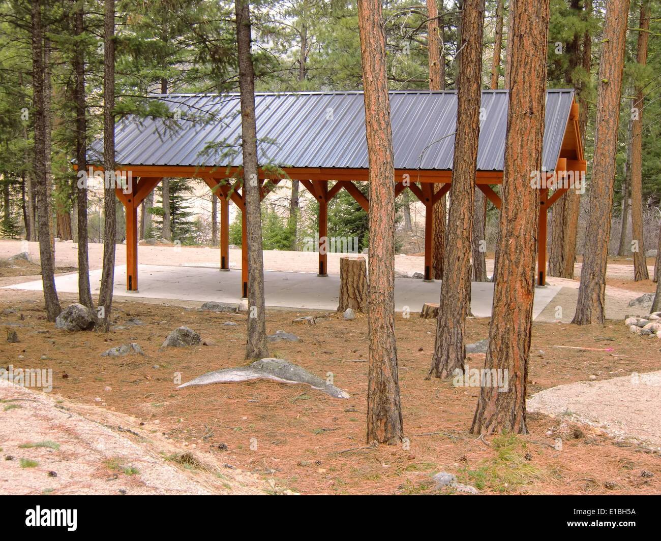 The new pavilion at the Como Group Site, funded by the Recovery Act ...