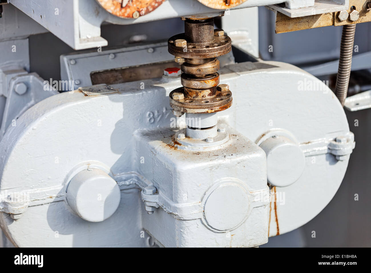 Details of broken high voltage transformer Stock Photo - Alamy