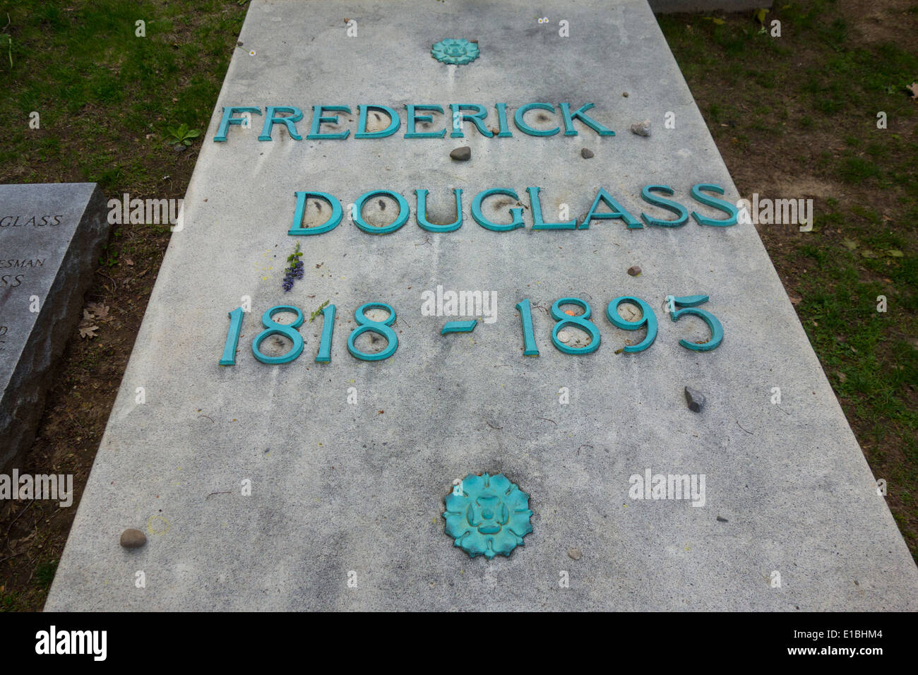 Frederick Douglass grave in Mount Hope cemetery Rochester NY Stock ...