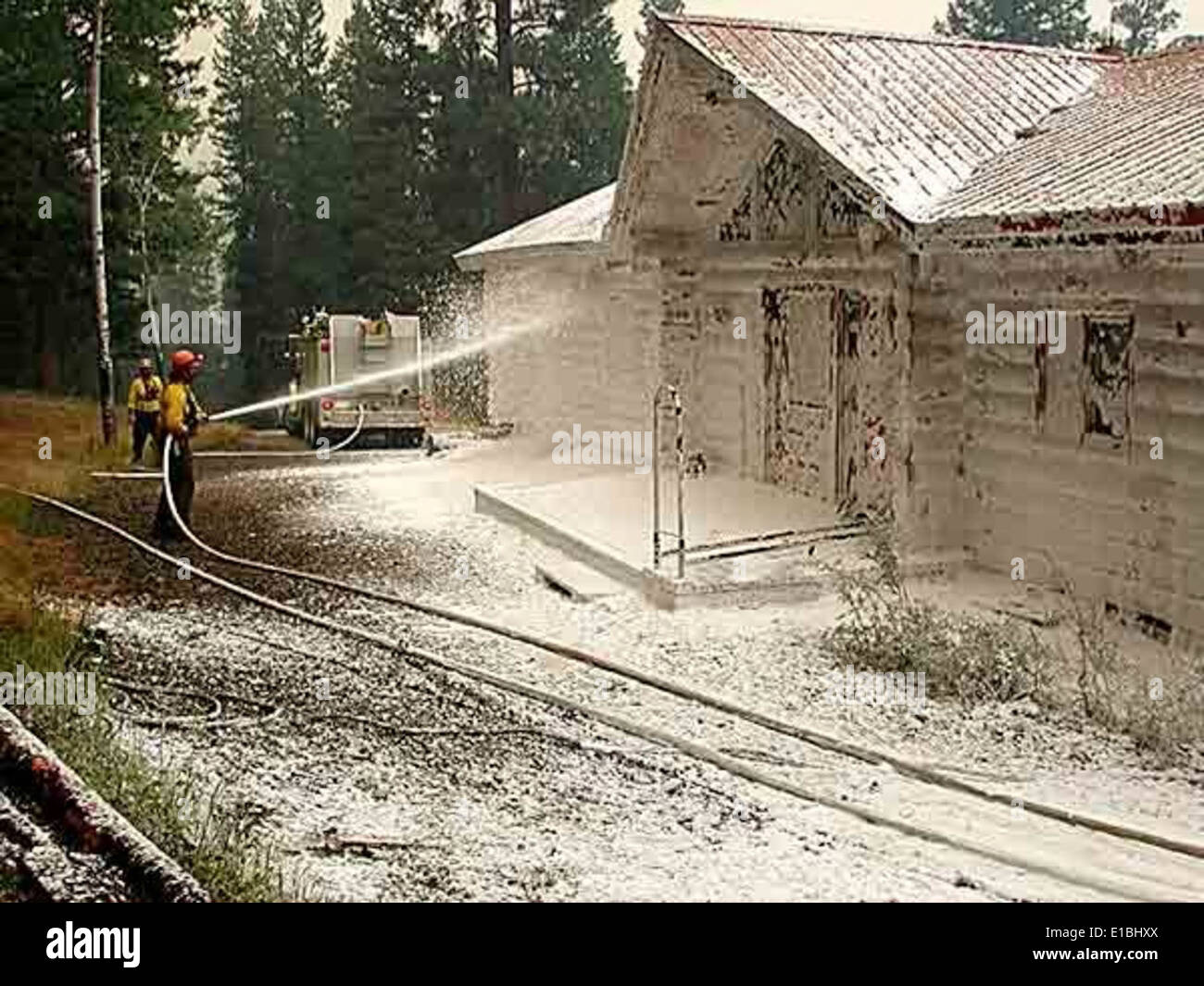 Foam on house Stock Photo - Alamy
