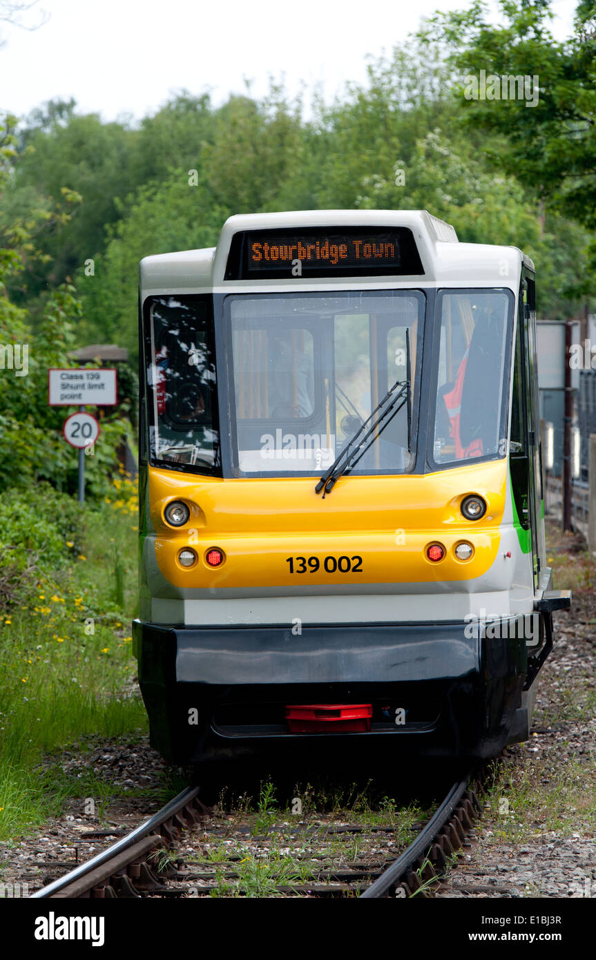 Stourbridge Shuttle train at Stourbridge Junction station, West ...