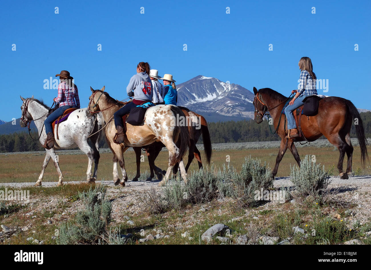 The Chief Joseph Trail Ride in Big Hole Valley offers participants a ...