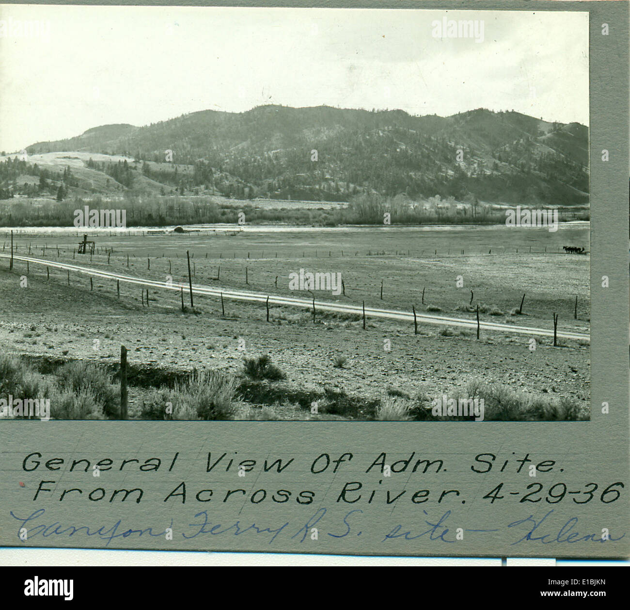 The Forest Service Ranger Station at Canyon Ferry, located in the ...