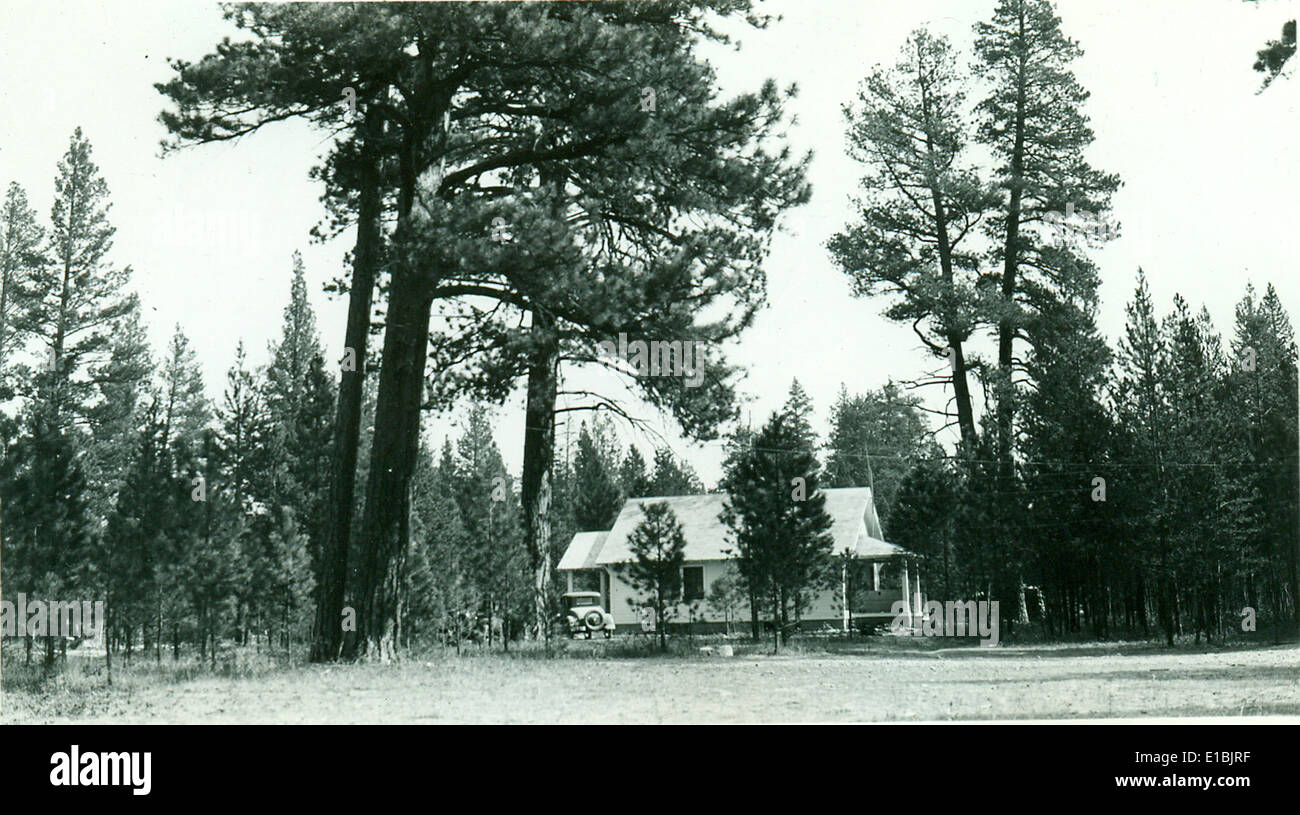 The Lincoln 1 Ranger Station, built in 1935 by the U.S. Forest Service ...