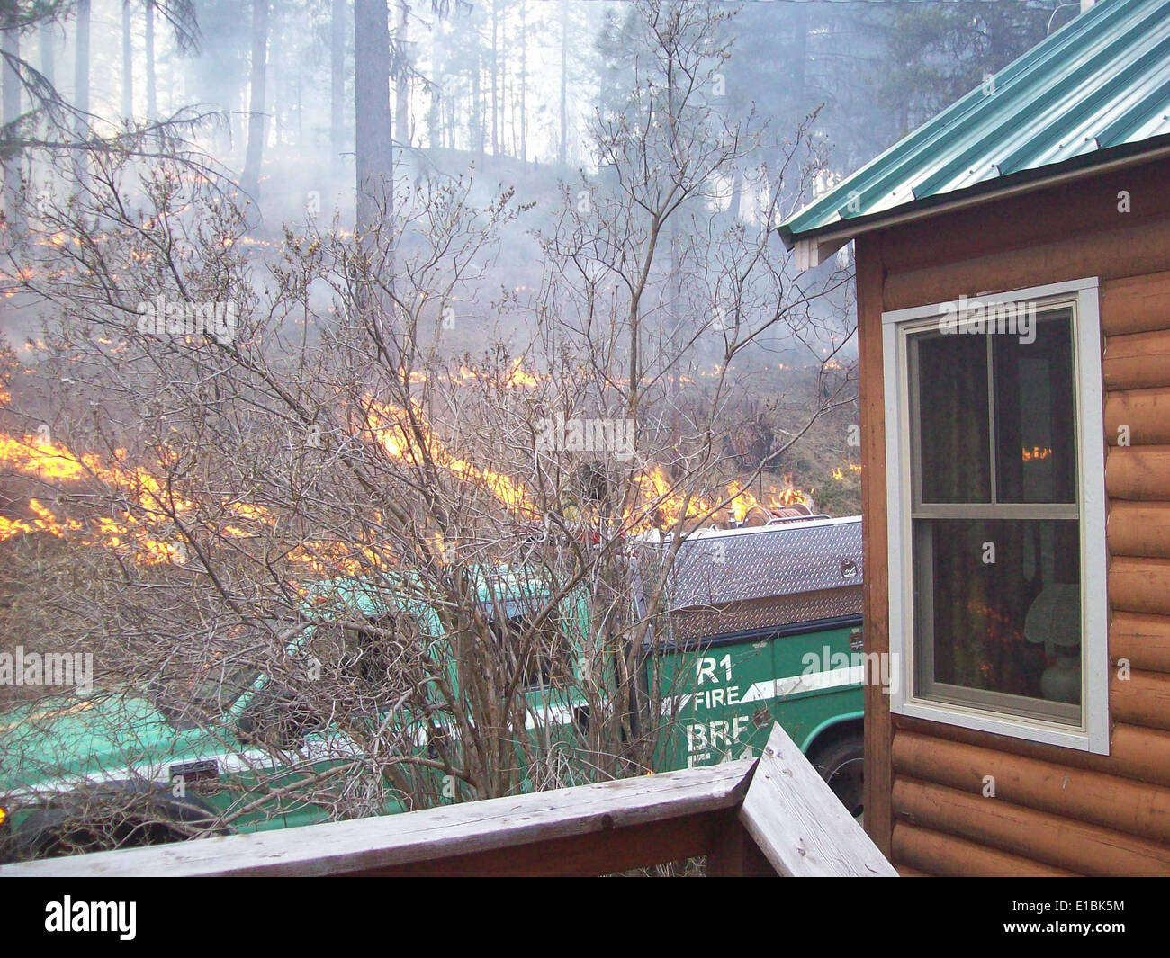 A prescribed fire conducted in the West Fork Ranger District helps ...